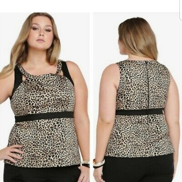torrid | Tops | Torrid Leopard Blouse | Poshmark